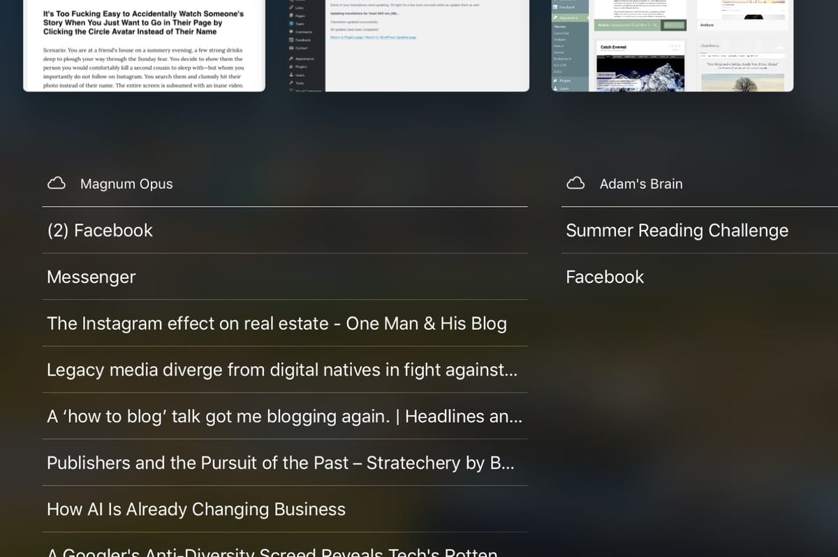 Tabs: the vice of choice for the digital hoarder